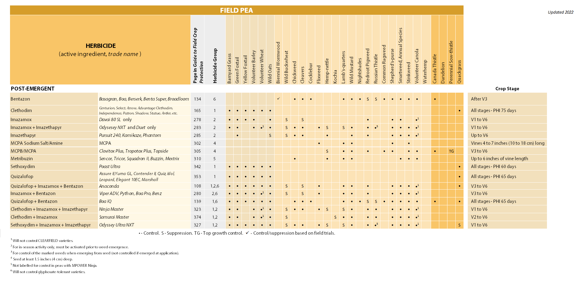 Staging Field Peas for Herbicide Timing – Manitoba Pulse & Soybean Growers